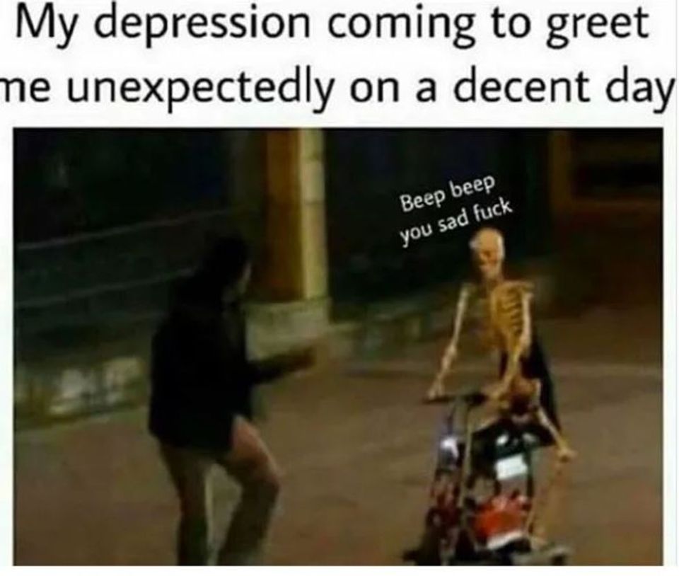 50 Depression Memes to Make You Laugh & Feel Less Alone – Greater Than ...
